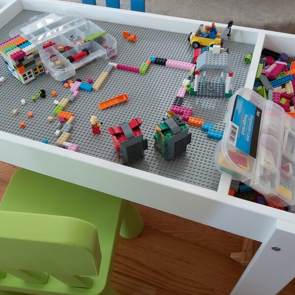 Building Bricks Table, Activity Table, Kids Table, Train Table, Art ...