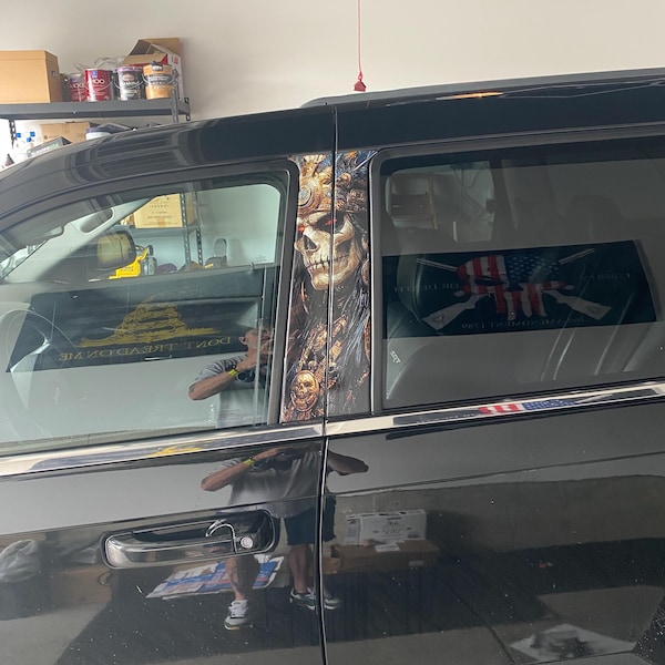 Car Pillar Custom Upload Art - Car Doors Livery Pillar Decal Sticker ...