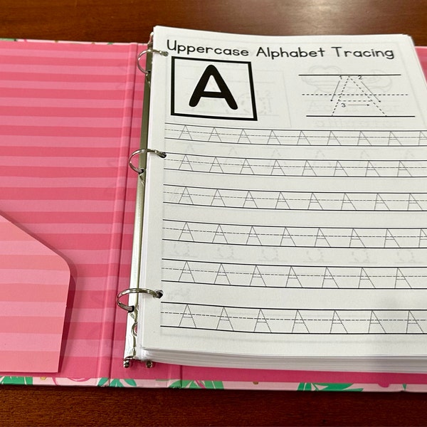 26 Printable Uppercase Alphabet Tracing Worksheets. Preschool ...