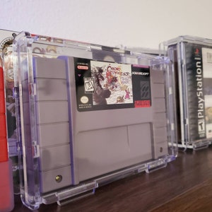 Nintendo SNES Game Cartridge Protective Display Case Super Nintendo ...