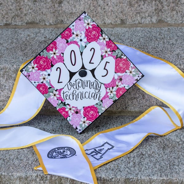 Custom "determinate Dna" Graduation Cap Topper, Biology Major ...