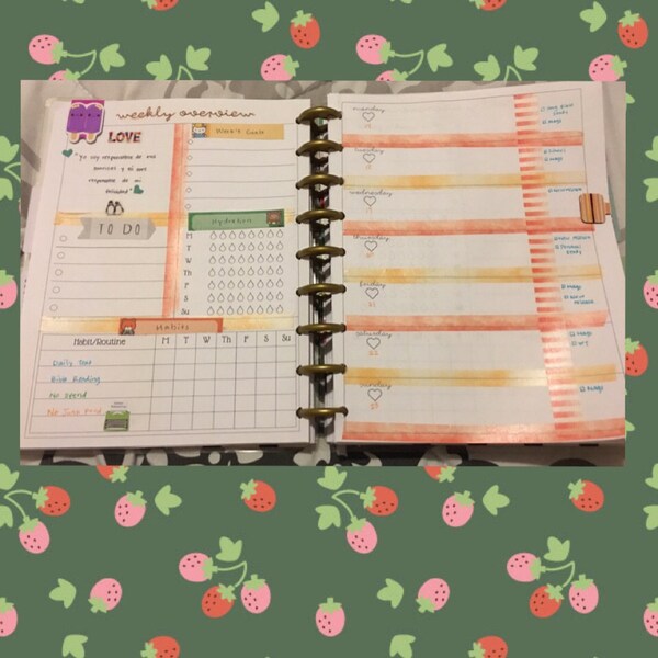 Traveler's Notebook B6 Daily Health & Fitness Insert Printable - Etsy