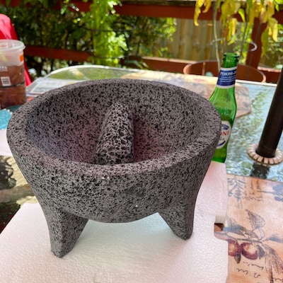 Classic Mortar Mortar for Guacamole Molcajete Authentic Mexican ...