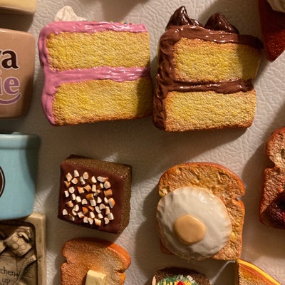 Miniature Grilled Cheese Magnet Fake Food Magnets Cute Fridge - Etsy