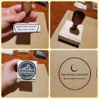 Custom Logo Handstamp Custom Wedding Artwork Stamp Custom Rubber Stamp ...