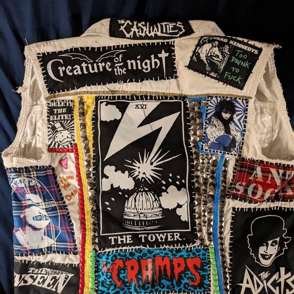 The Adicts Patch Punk Rock Overlocked Patch 1977 Punk Patch Clockwork ...