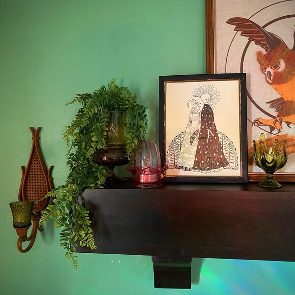 VINTAGE Imperial Glass Azure Blue Cape Cod Divided Spider Handled Dish ...