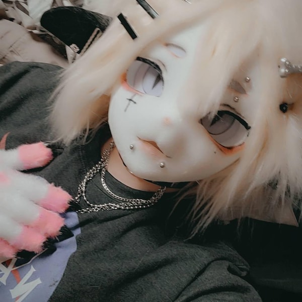 Kigurumi Fur Head, Cute Furry Mask Head, Furi Cos, New Fur Suit Head ...