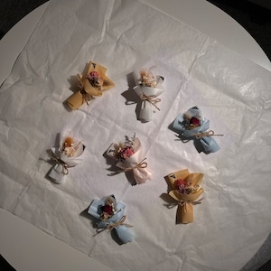 Nano Cotton Flower Bouquet - Etsy