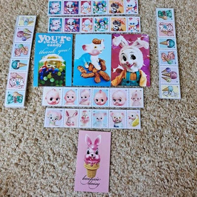 100 DECORATIVE BOOPSIE STAMP Stickers Custom Kitschy Cute - Etsy