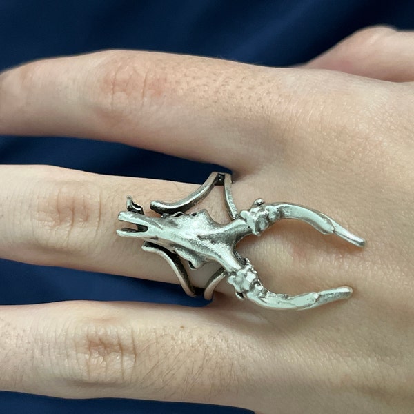 Man Ring, Silver Band, Unisex Boho Ring, Hippi Ring, Gothic Rings, Ring ...