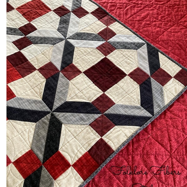 TWIRL Quilt Pattern From Amanda Murphy Designs 70.5 in X 70.5 In - Etsy