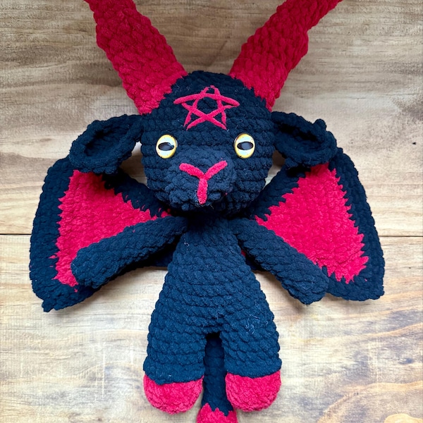 Baphomet Crochet Pattern Bundle: Occult Goat Amigurumi Plush (PDF ...