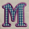 Logan Applique Monogram Set - 2" 3" 4" Uppercase Only - 11 Formats BX ...