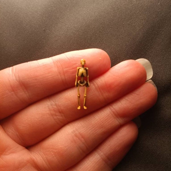 Human Skeleton - HO Scale 1:87 Miniature for Horror Diorama, Dollhouse ...