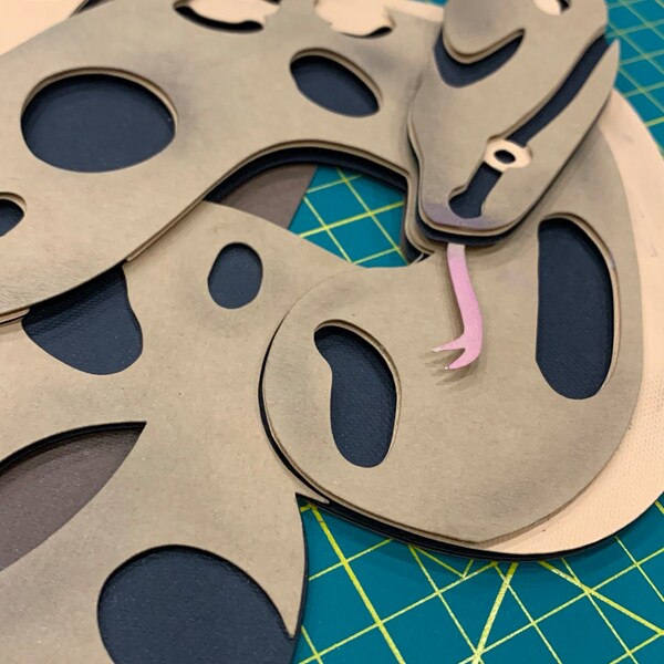 Anaconda SVG | Layered Anaconda Cutting File - Etsy