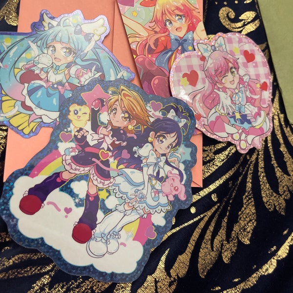 Magical Girl Stickers Set 1 - Etsy