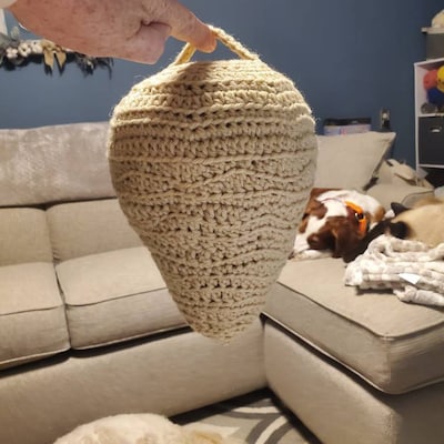 PDF Crochet Hornet Nest Pattern, Wasp Nest Pattern, Outdoor Crochet ...