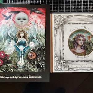 The Conjuring A4 Digital Coloring Page by Karolina Kubikowska - Etsy