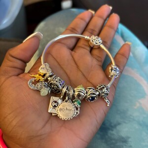 100th Anniversary Cinderella's Enchanted Charm,sliver Bracelet Charms ...