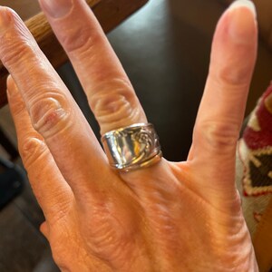 Vintage Mickey Mouse Stainless Steel Spoon Ring Vintage Bonny Disney ...