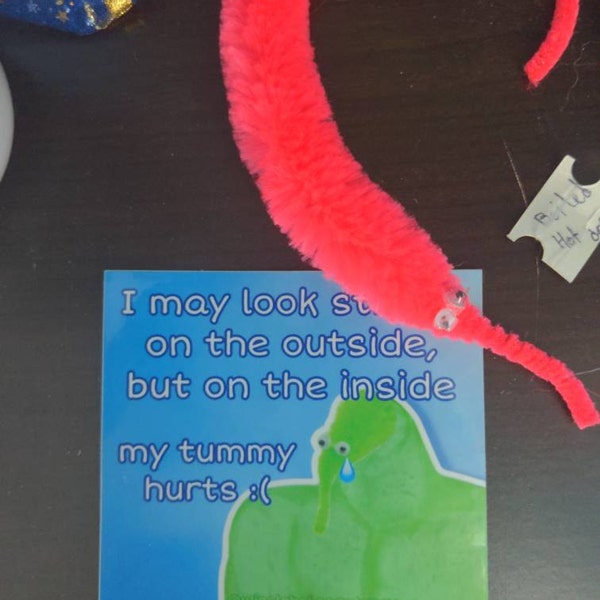 Buff Worm Meme Sticker || Funny Meme, Squirmle, Worm on a String - Etsy