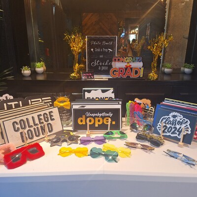 Basic Bundle 1, Photo Booth Props, 360 Photo Booth Props, Custom ...