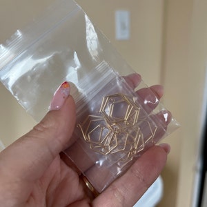 20 Gold Plated Brass Link Connector Circles 25mm 19E787 - Etsy