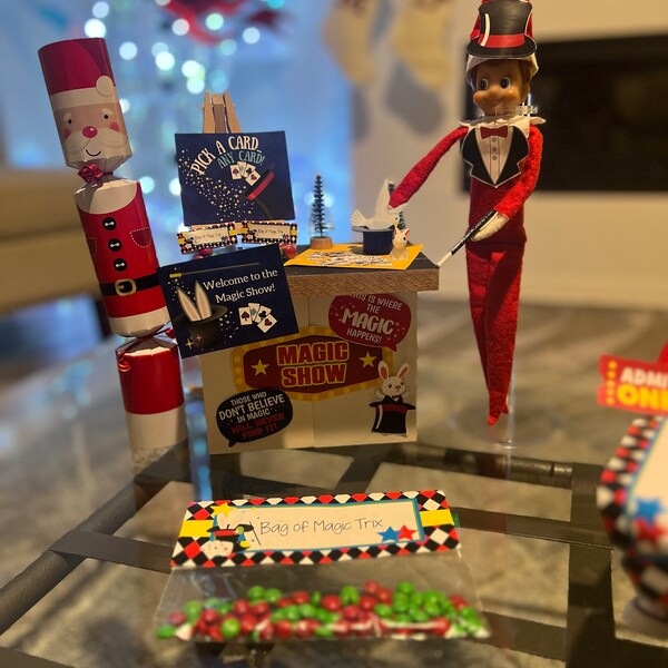 Bag of Magic Trix, Magician, Magic Show Bag Topper, Magic Party, Magic ...