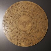 Wooden Pendulum Spiritual Dowsing Board Laser Engraved - Etsy Canada