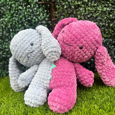 Crochet Pattern Two Headed Plushie, Bunny, Bear, Halloween, Kawaii ...