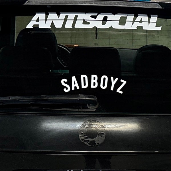 Anti Stock Car Club JDM Decal Sticker - Windshield Banner, Window ...