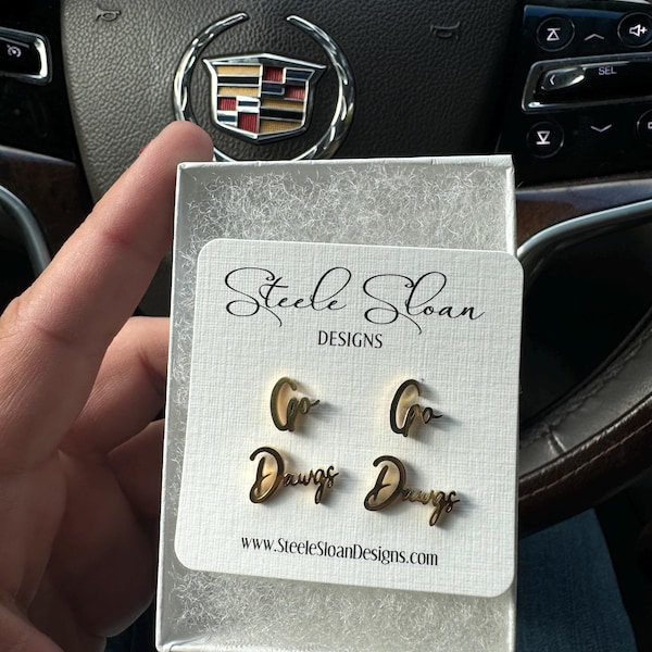 Best Ladies Golf Gift Golf Lovers Adorable Golf Cart Earrings, Cute ...