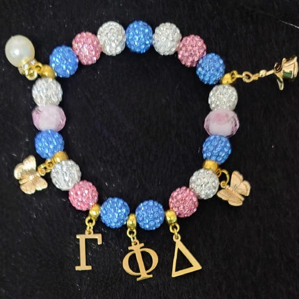 Greek Alphabet Gold Charms, Initial Letters in Stainless Steel, Initial ...