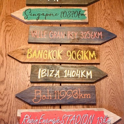 Large Custom Distressed Wood Arrow Signs PER ARROW Eco - Etsy