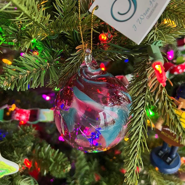 Gold Raspberry | Handblown Glass Ornament | Made in the Ozark Mountains ...