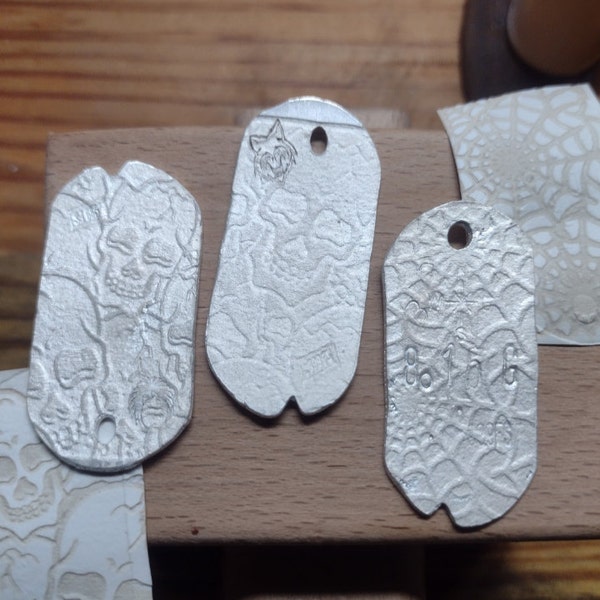 2131 Rolling Mill (skulls) Low Relief Pattern Overall Pattern (2"x3.5 ...