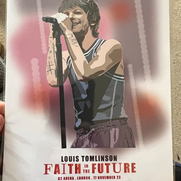 Harry Styles Cardiff Night 2 A5 Print (HSLOT) Love on Tour 2023 - Etsy UK