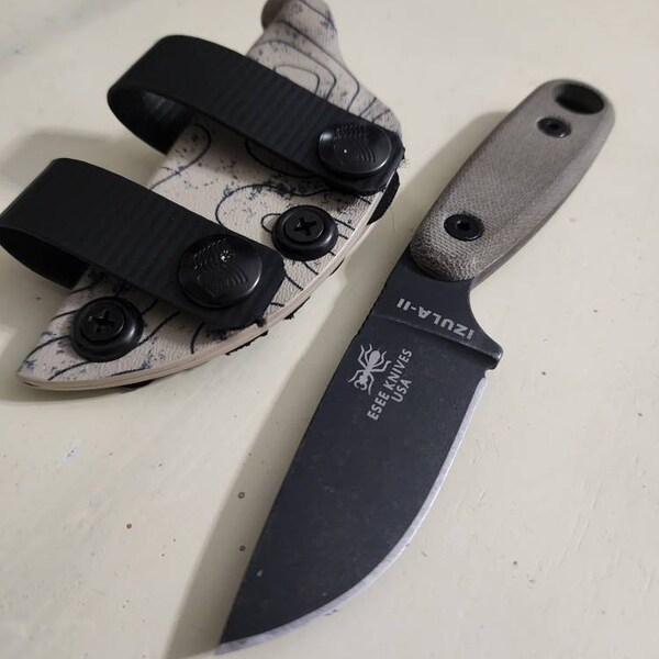 ESEE Izula 1 or 2 Knife Sheath With Ulticlip ESEE Izula 1 or 2 Knife ...