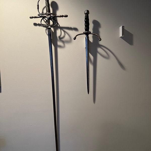 Hidden Sword Hanger - Single Rectangle for Rapier, Dagger, Smallsword ...