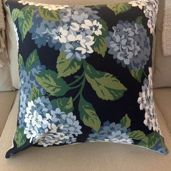 Teahouse Slate Chinoiserie Pillow Cover, Red Blue Teal Green Yellow ...