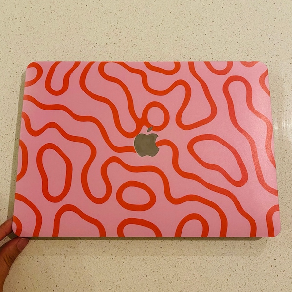 Retro MacBook Case Abstract Vintage MacBook Pro 13 16 Air 13 2020 12 15 ...