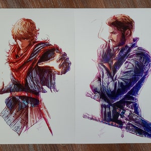 Final Fantasy XVI Cid Limited Edition Fine Art Sketch Print FFXVI ...