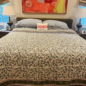 Velvet Patchwork Quilt/ Multi Color Quilt/ Luxury Quilt/boho Quilt ...