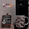 Spooky Halloween Coffee Bar Sign, Freshly Boo'd Coffee Bar Ceramic Tile ...