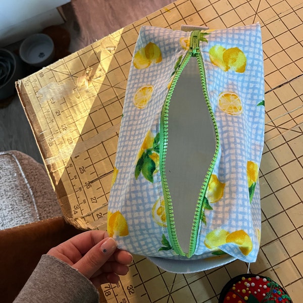 Boxy Pouch Sewing Pattern | Dopp Kit | Zipper Pouch | Boxy Bag ...