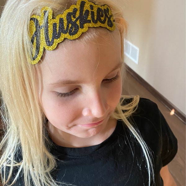 Glitter Headbands Custom Headband for Team Sport Headband Glitter ...