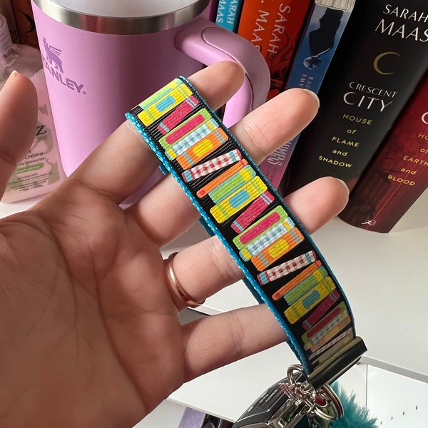 Book Key Fob - Book Keychain - Book Lover Gift - Book Club Gift ...