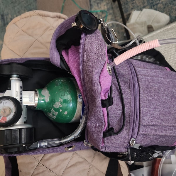 Inogen Portable Oxygen Bag Backpack Decorative Flag Dogtag and Sanitary ...