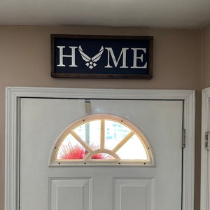 Air Force Home Sign Military Home Sign Air Force Home - Etsy